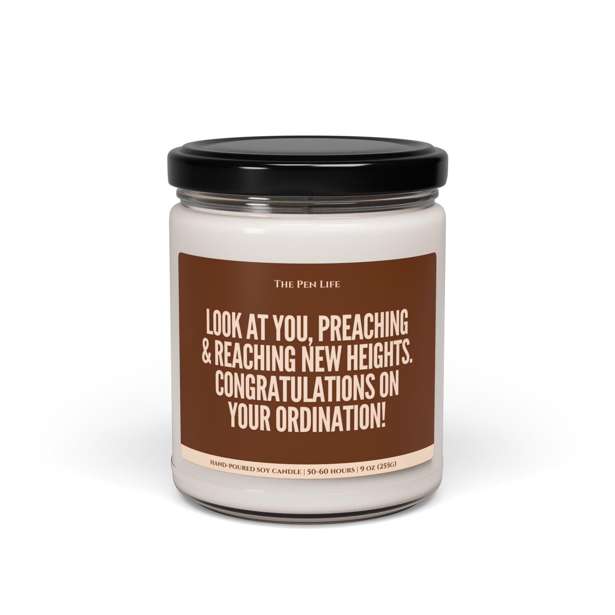 New Pastor Ordination Candle Gift, Ordination Gift, Ordained New ...