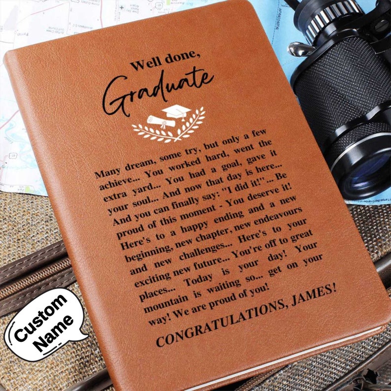 Inspirational Graduation Journal Congratulations on Graduating Graduate ...