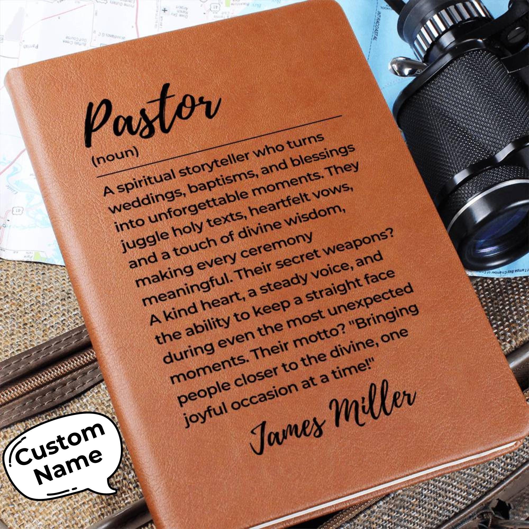Personalised New Pastor Journal Gift, Ordination Gift, Ordained New ...