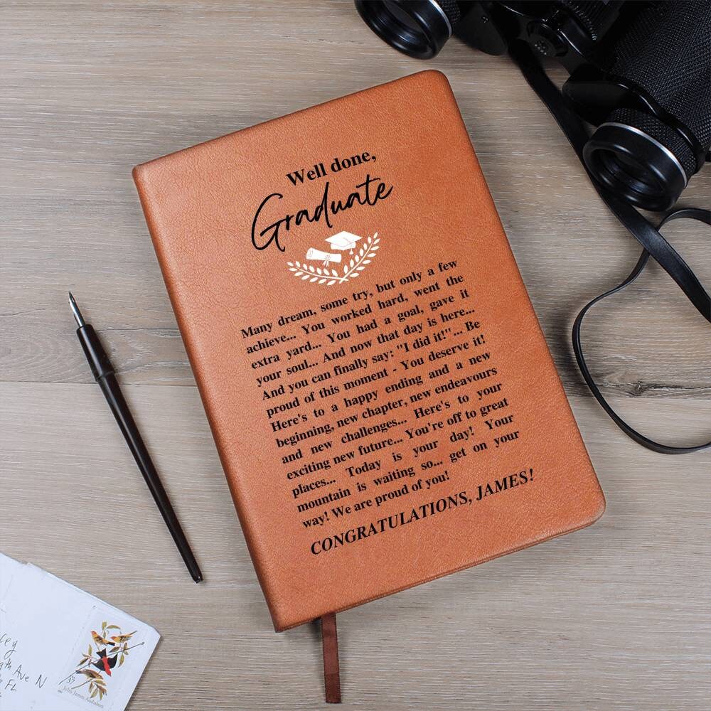 Inspirational Graduation Journal Congratulations on Graduating Graduate ...
