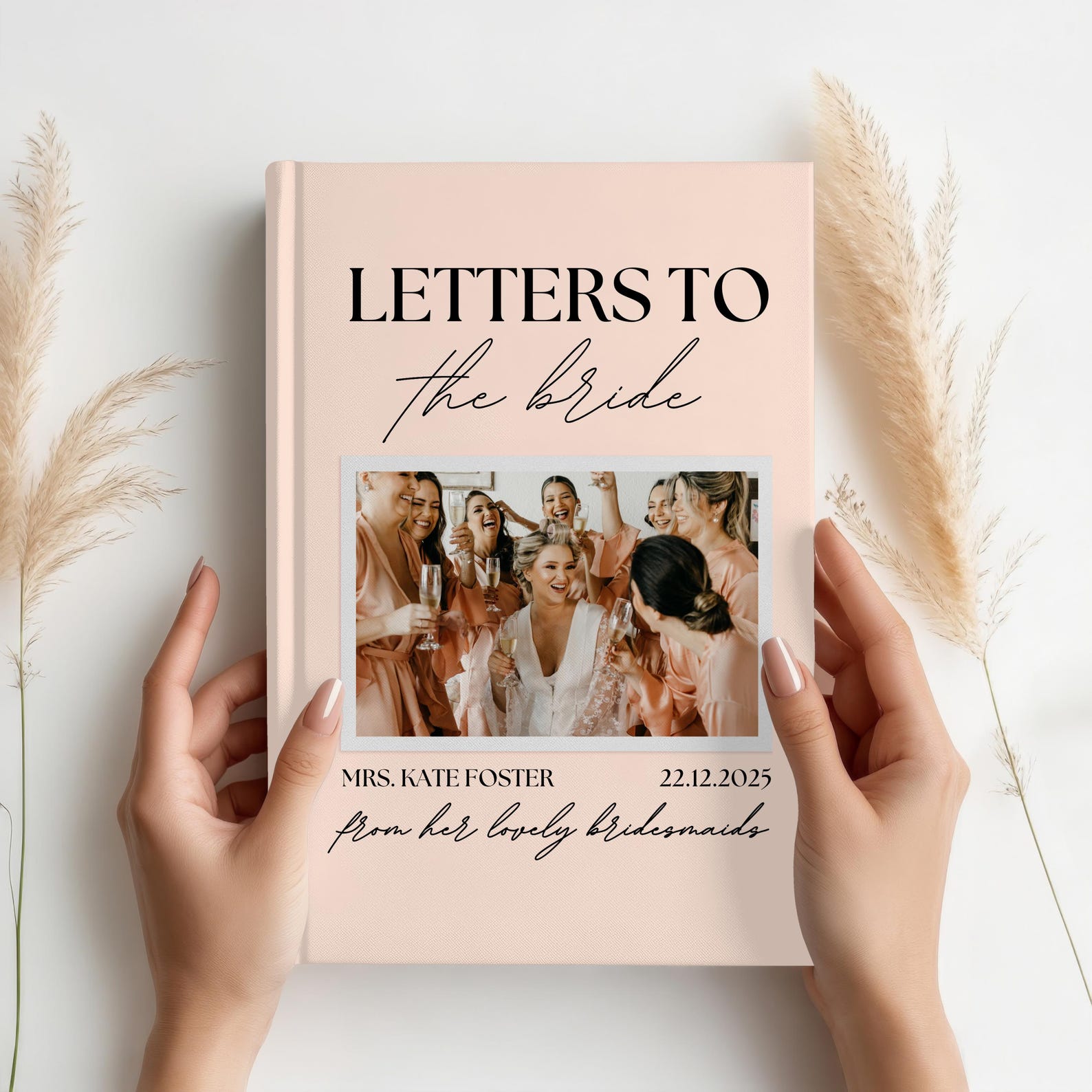 Letters to the Bride Book,bridal Shower Gift From Bridesmaids to Bride ...