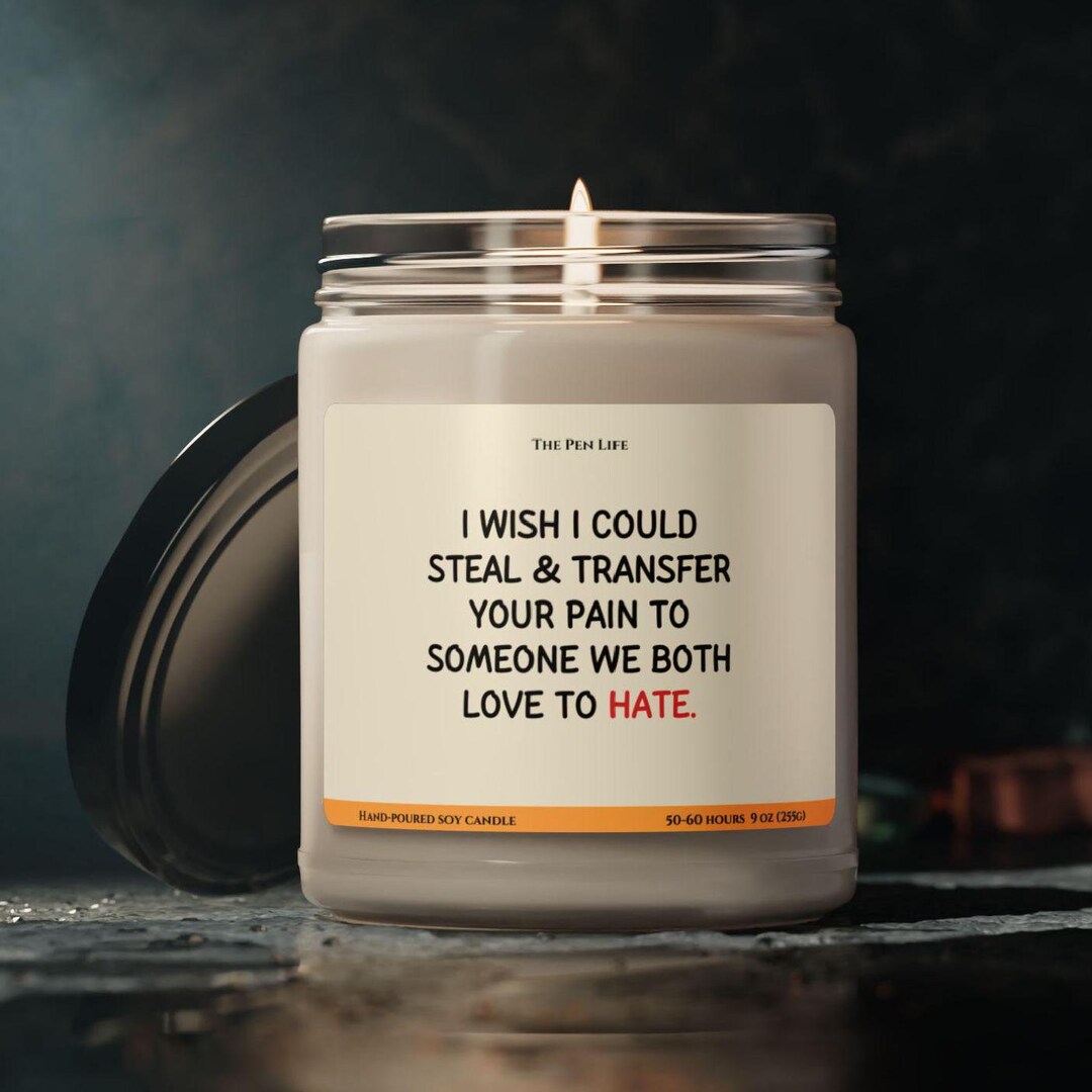 Funny Get Well Candle Gift, Surgery Recovery, Miscarriage Gift, After ...