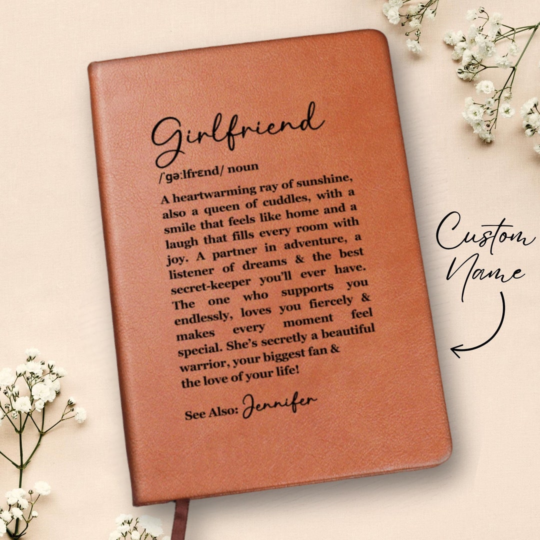 Sentimental Girlfriend Birthday Gift From Boyfriend, Custom Leather ...