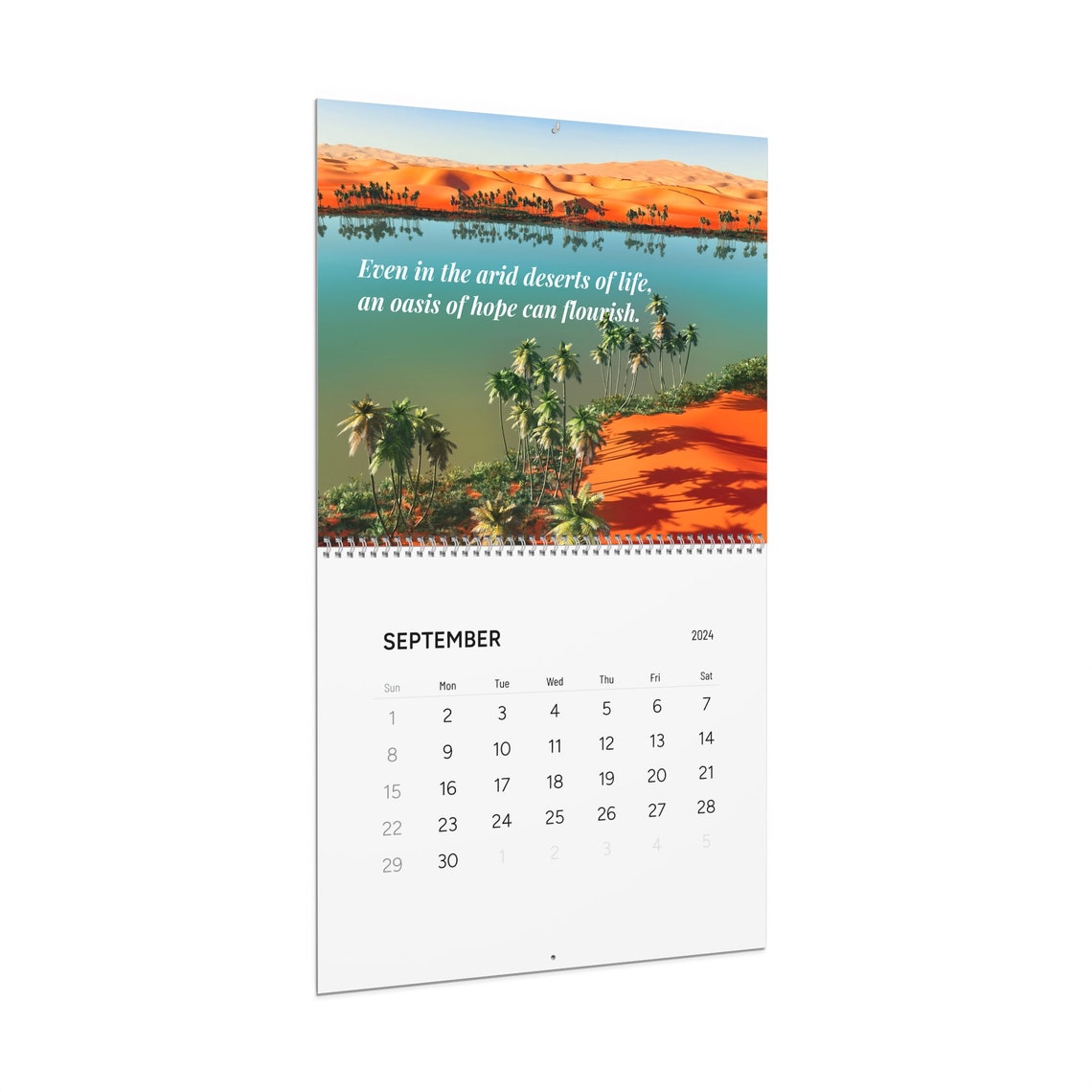 Nature-inspired 2024 Wall Calendar, Motivational and Inspirational ...