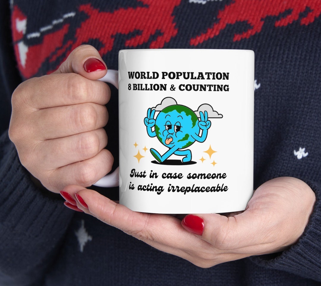 Everyone is REPLACEABLE Mug Gifts for Her Funny Aesthetic Retro Cup ...