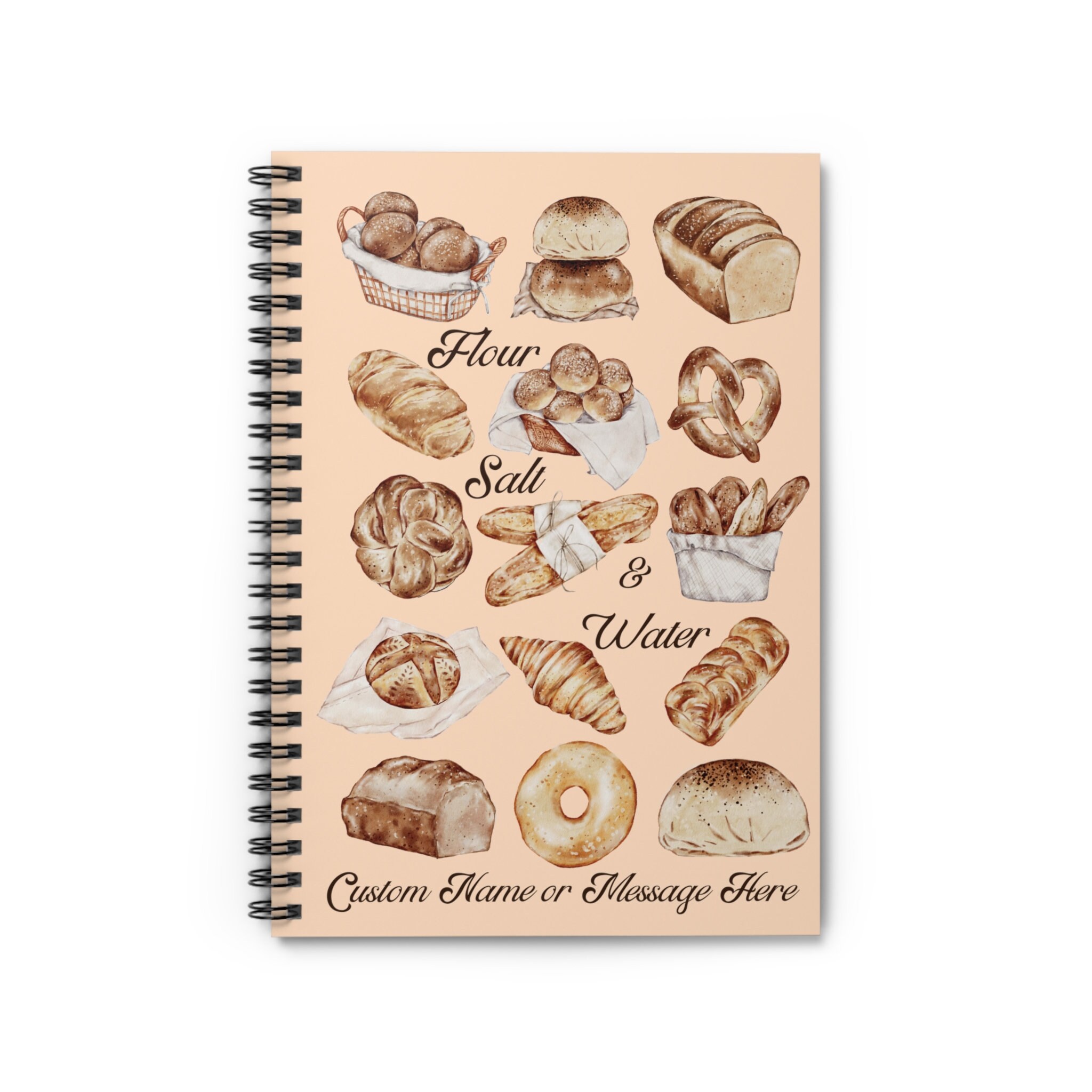 Bread Baker Journal, Bread Chart Journal, Baking Gift for Foodie ...