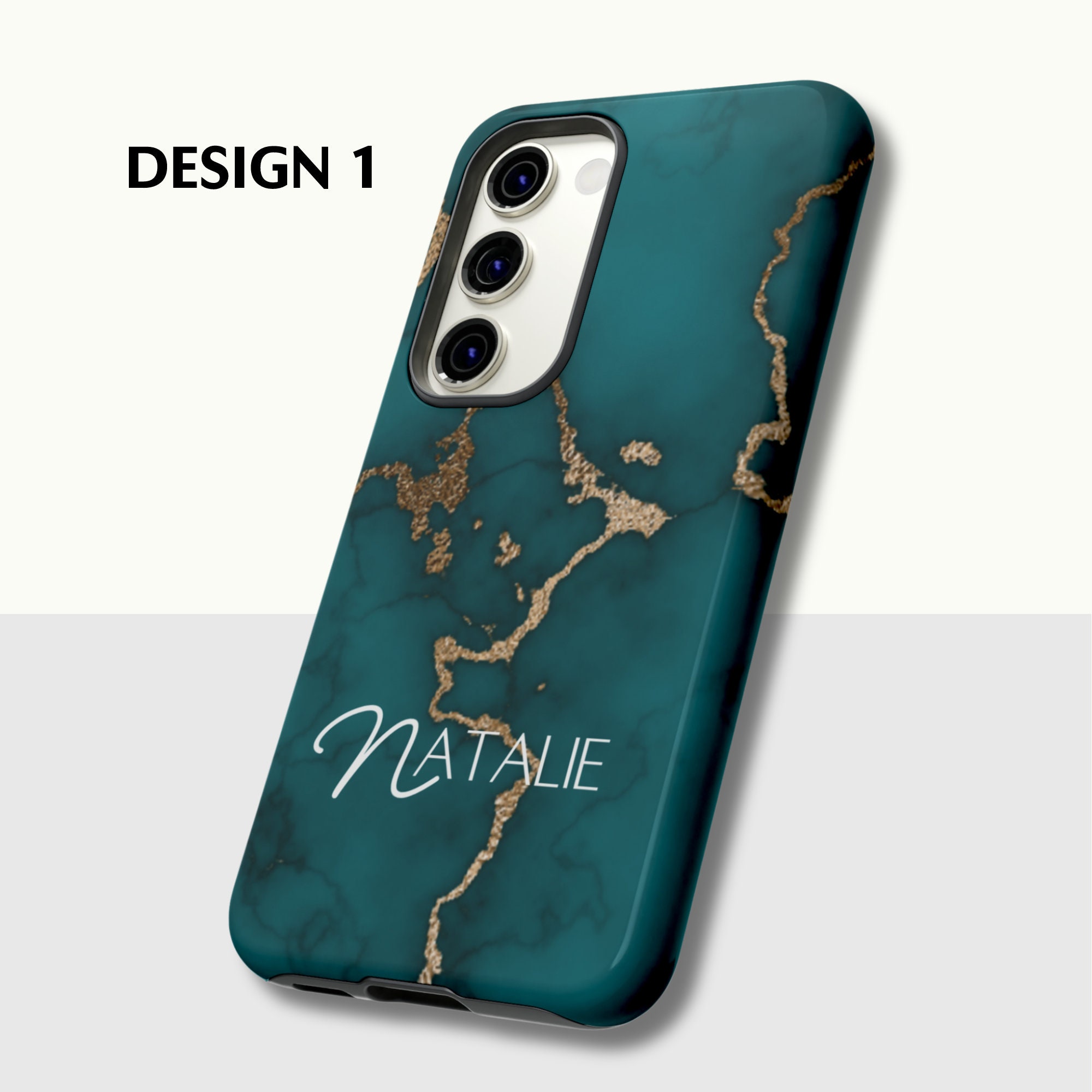 Celestial Galaxy Custom Name Phone Case Alcohol Ink Phone Cover Galaxy Celestial Design ...