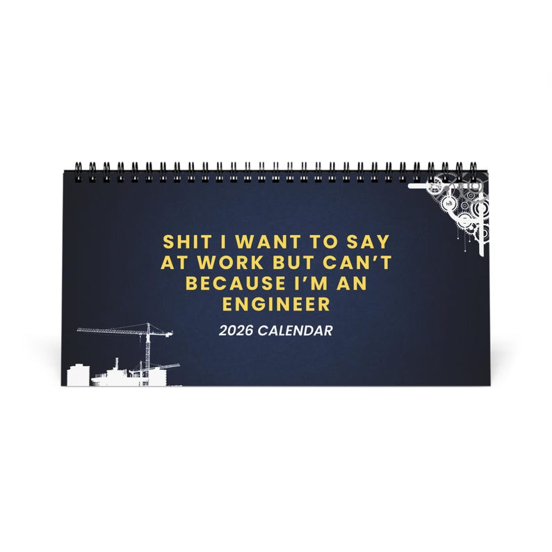2026 Engineer Desk Calendar,gag Gift for Engineer, Engineer Gift ...