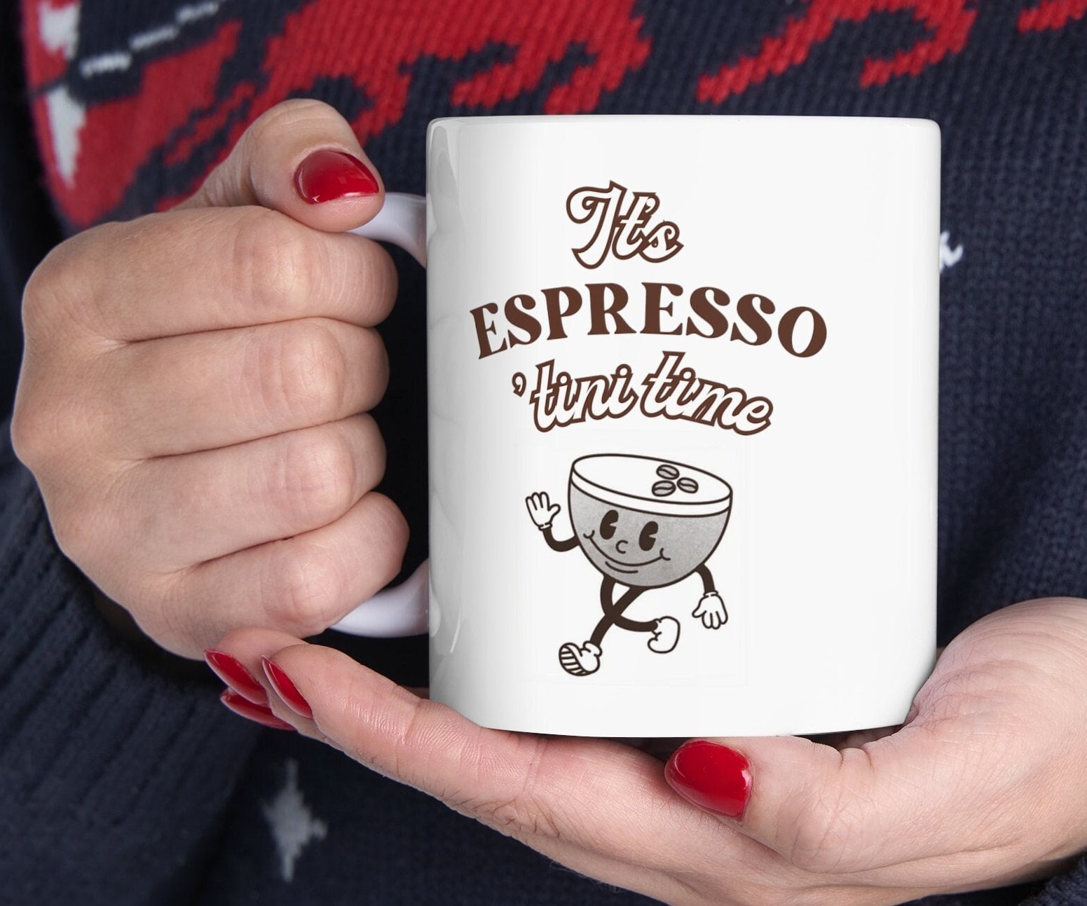 It's Espresso 'tini Time Mug 11 Oz, Funny Drinking Martini Mug, Trendy ...