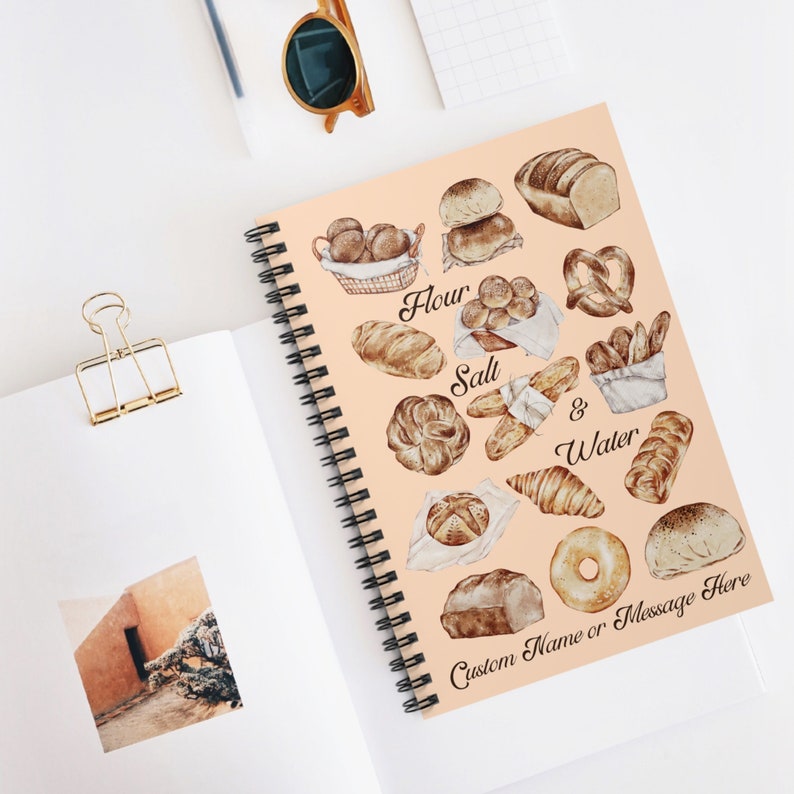 Bread Baker Journal, Bread Chart Journal, Baking Gift for Foodie ...