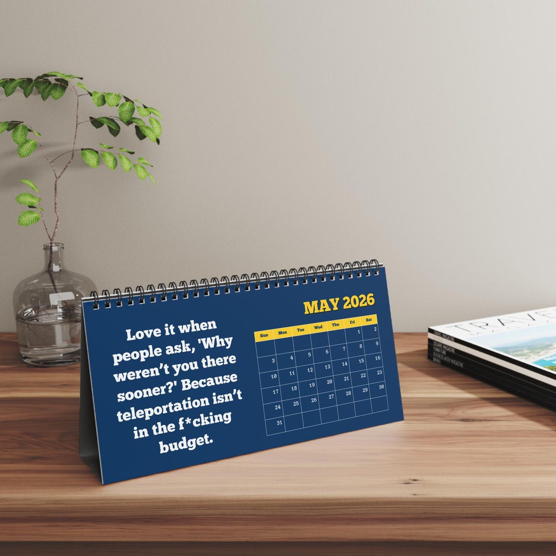 2026 Chief of Police Funny Desk Calendar, Police Chief Gift, Precinct ...
