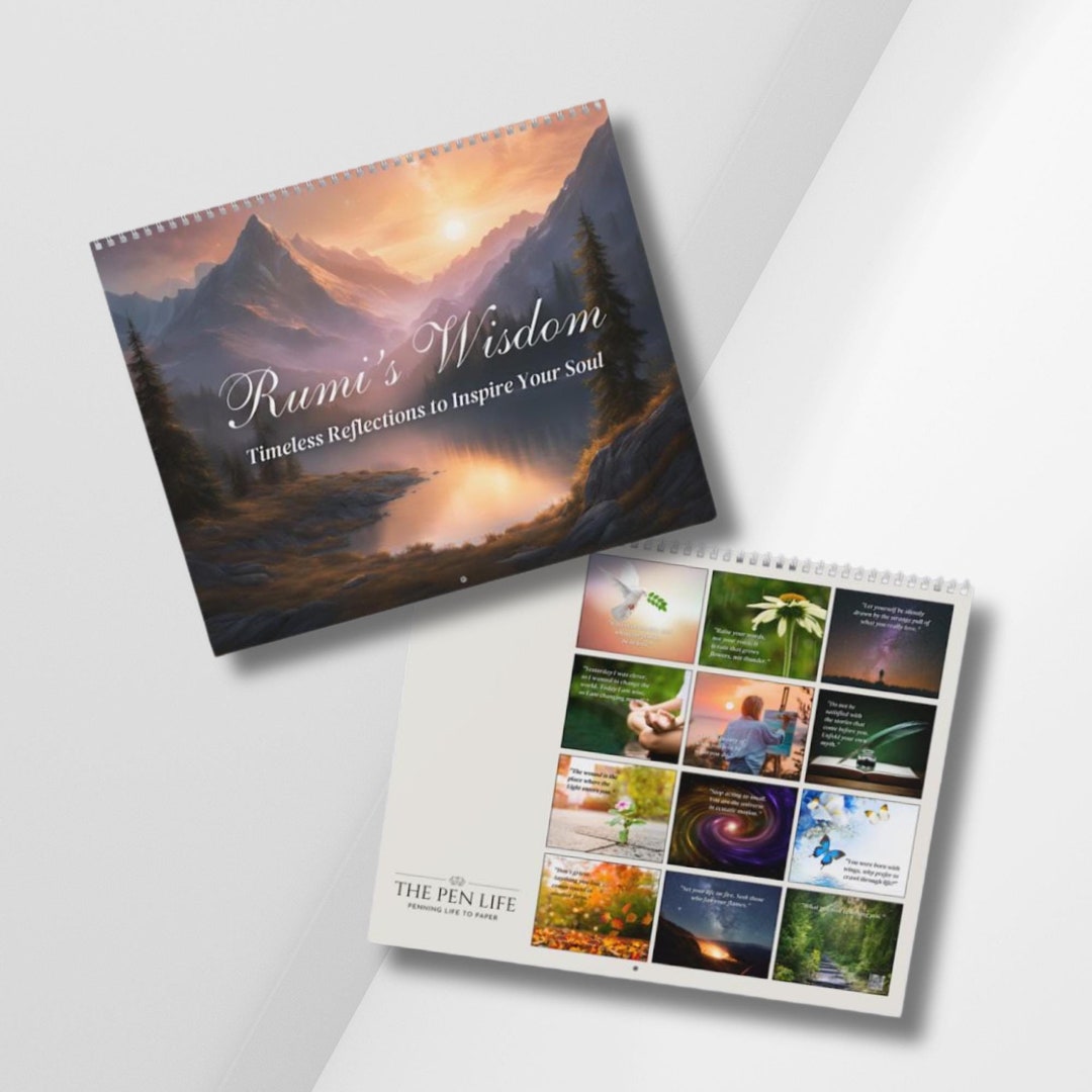 2025 Divine Rumi Quotes, Celestial Esoteric Wall Calendar, Mystical ...