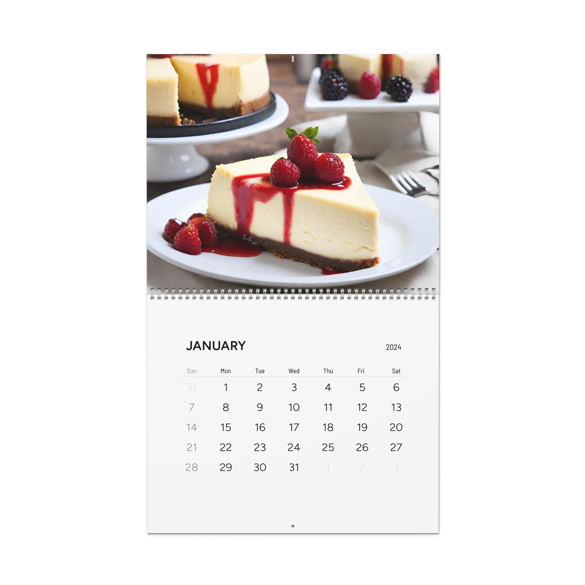 2024 Dessert Wall Calendar, Tempting Sweets, 12 Irresistible Treats ...