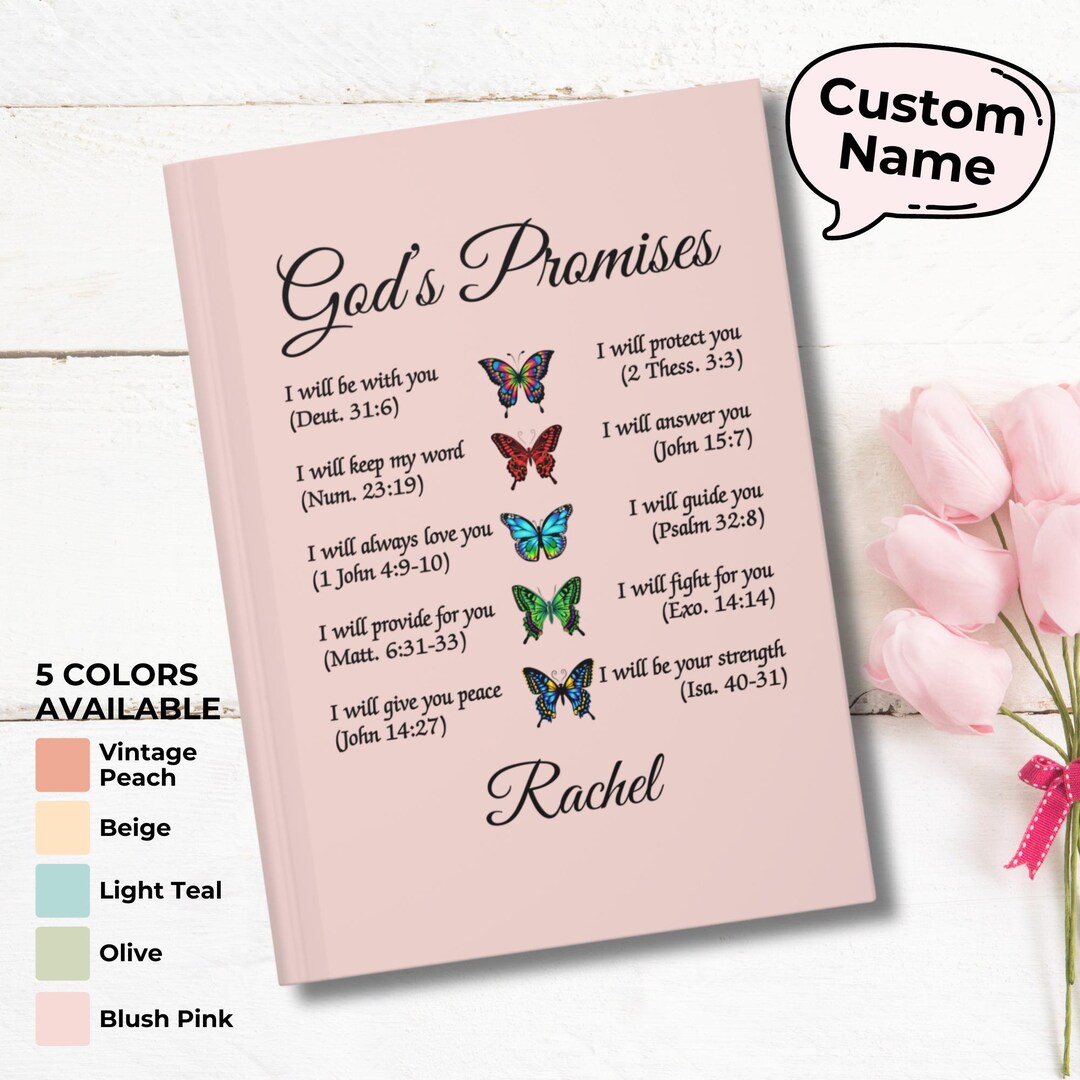 Personalized Prayer Journal for Women, Positive Affirmations Journal ...