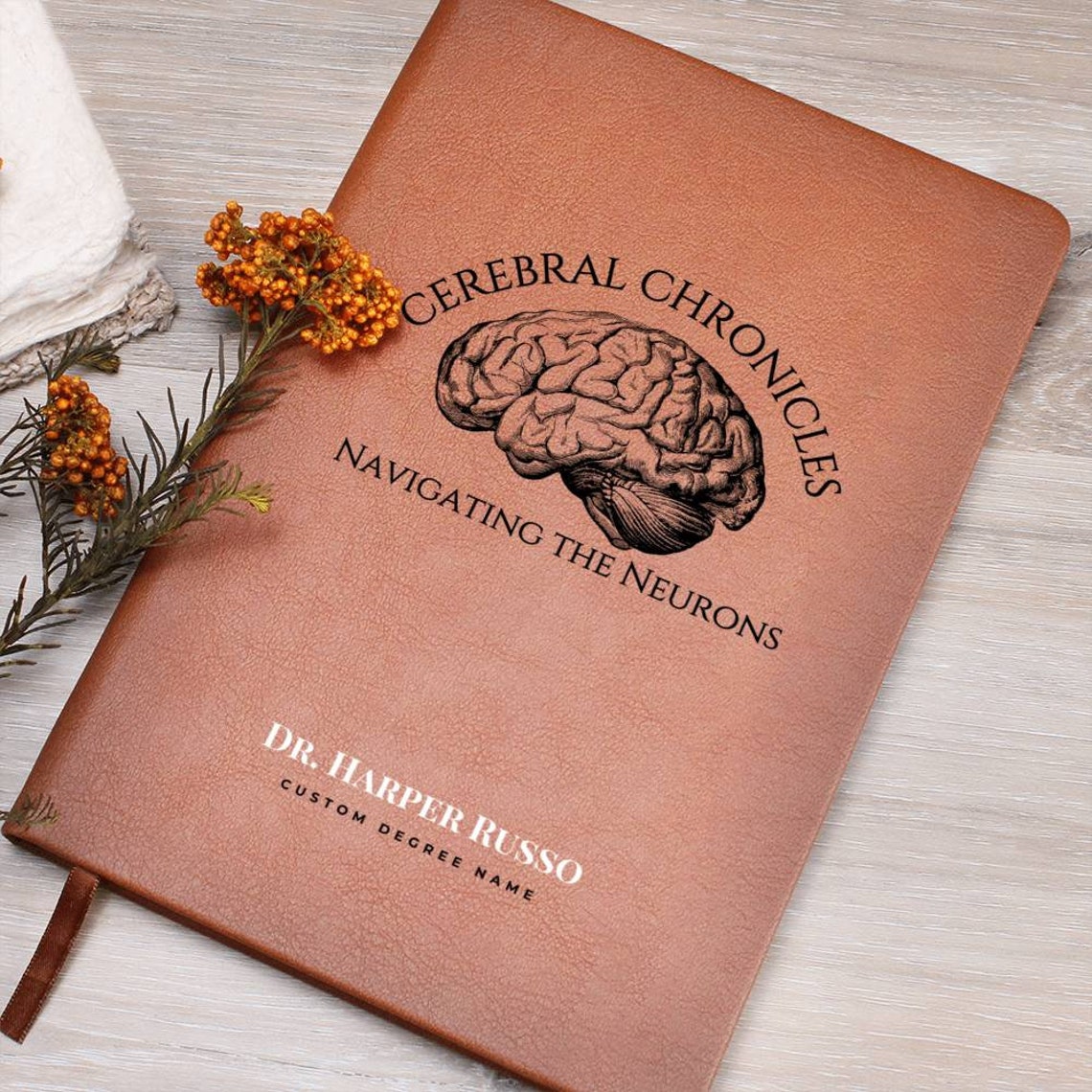 Personalized Neurologist Gift - Custom Journal, Neuro Nurse Gift ...