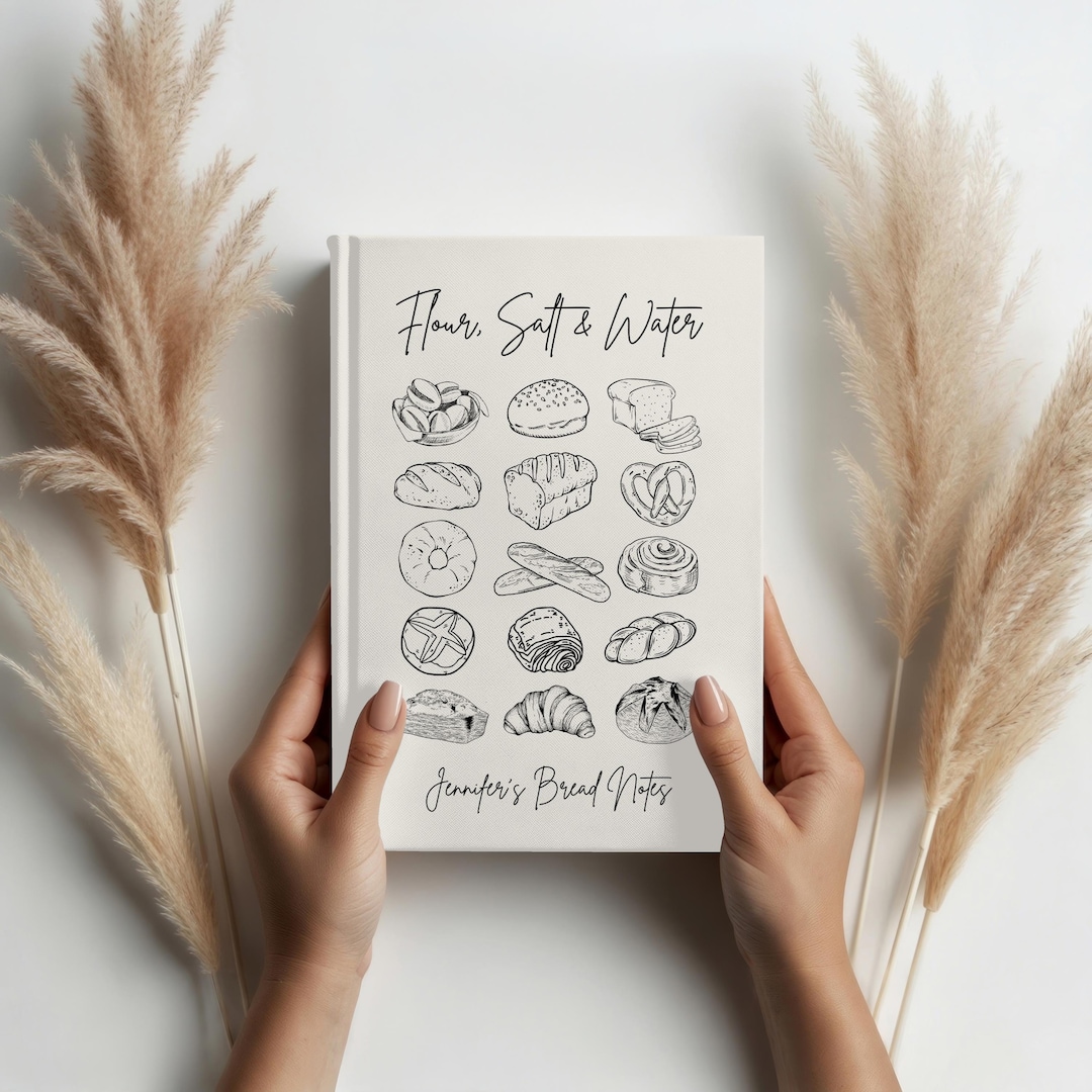 Bread Baker Journal, Bread Chart Journal, Baking Gift for Foodie ...