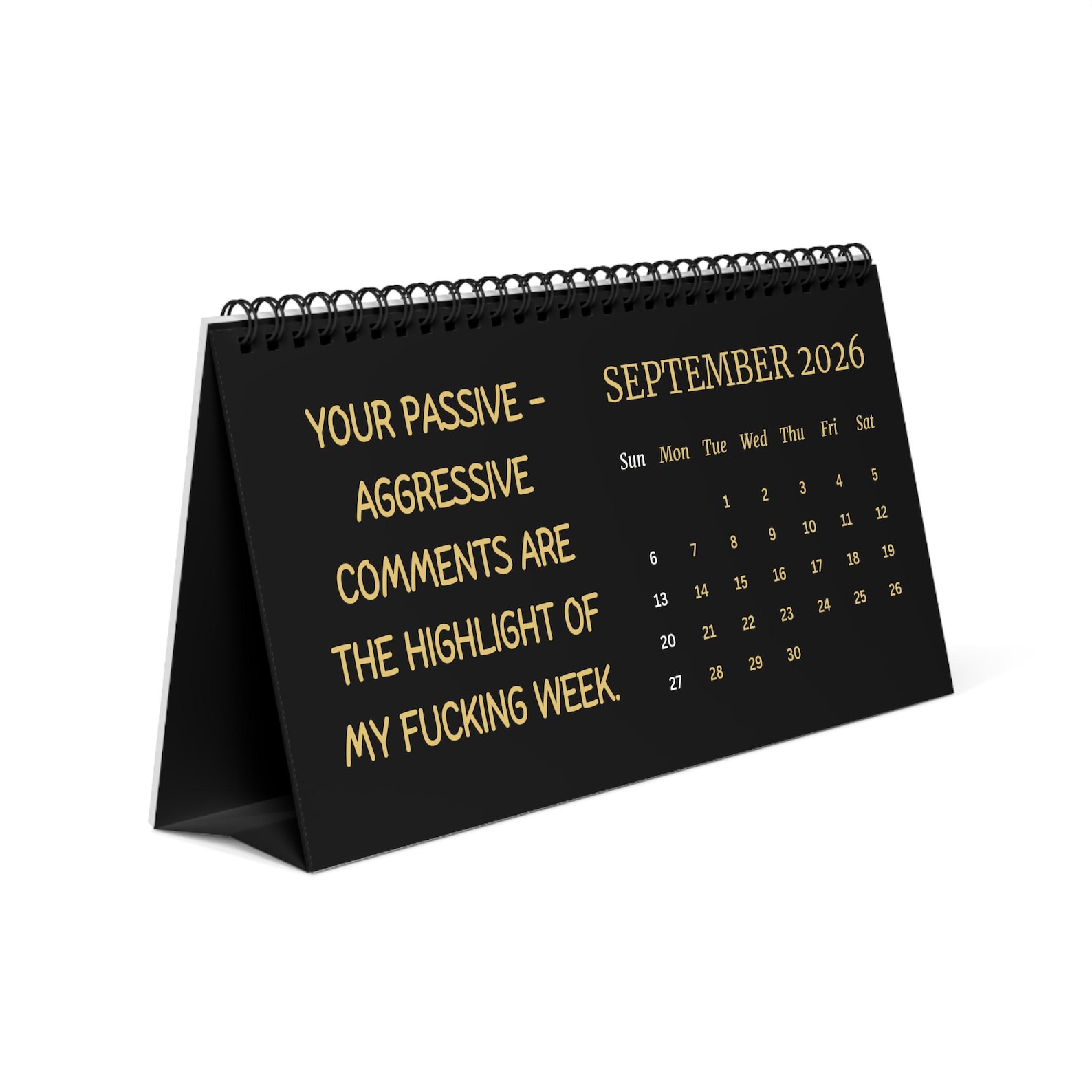 2026 Swear Word Desk Calendar – Funny Office Gift for Coworkers ...