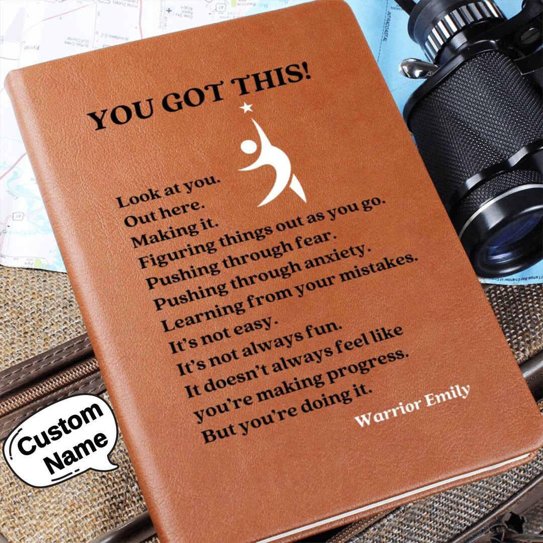 You Got This Inspirational Custom Name Journal, Personalised Name ...