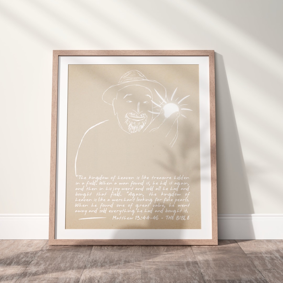 Matthew 13 44-46 the Kingdom of Heaven is Like Treasure Hidden in A ...