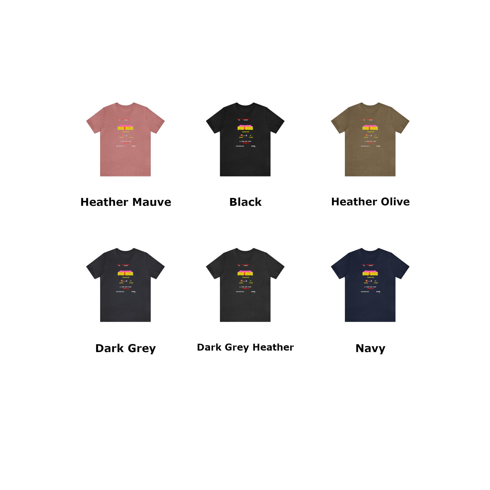 Dig Dug 80's Arcade Video Game Tshirt - Etsy