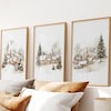 Winter Wonderland Snowy Forest Printable | Digital Wall Art | Instant ...