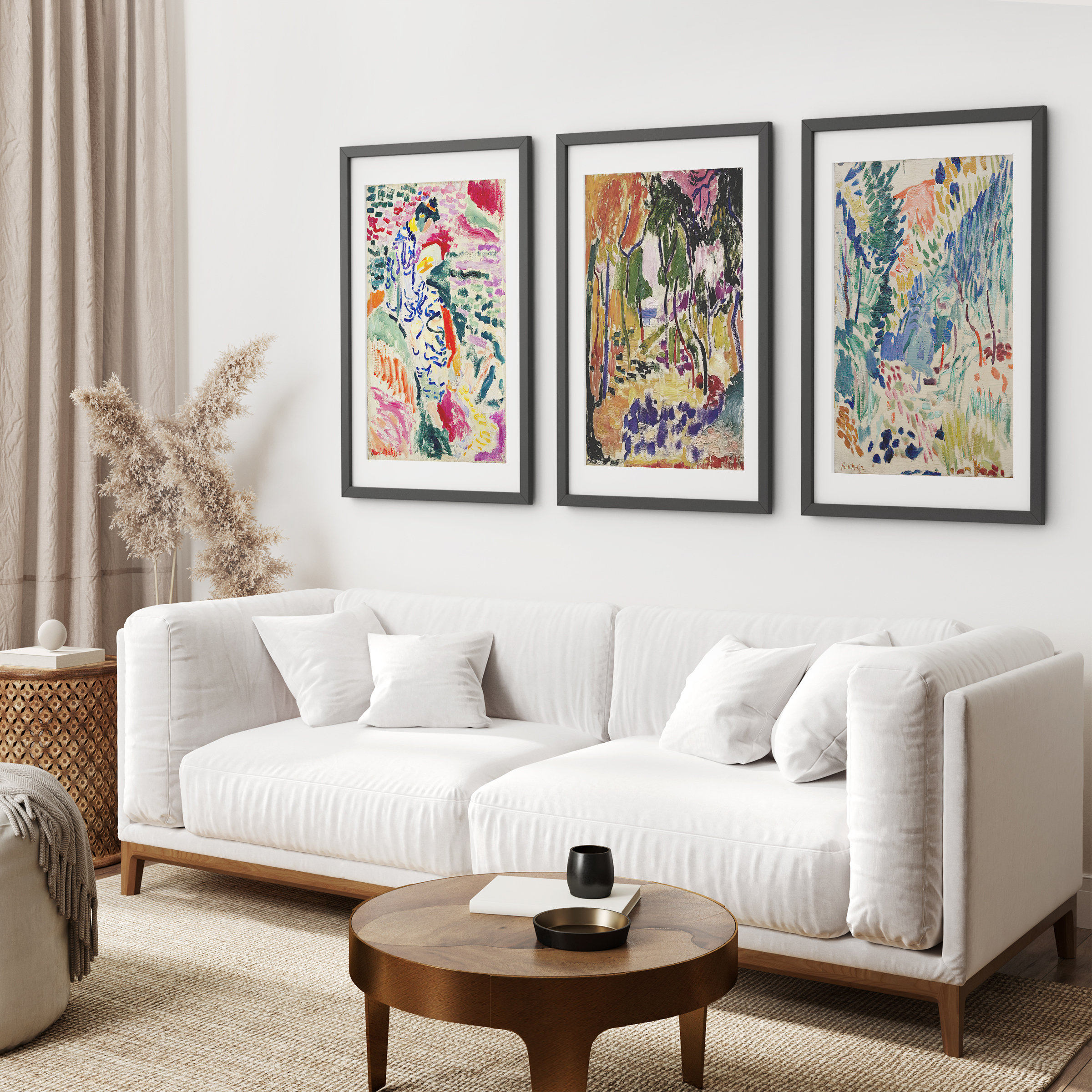 Henri Matisse Poster Art Set of 3, Museum Exhibition Prints Set ...