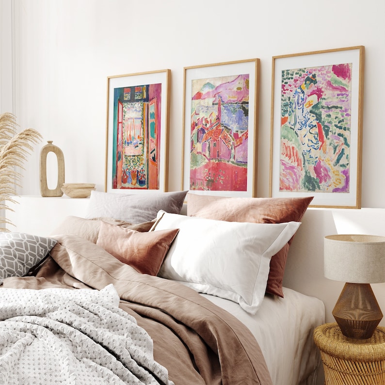 Matisse Set of 3 Matisse Gallery Wall, Museum Exhibition, Matisse Open ...