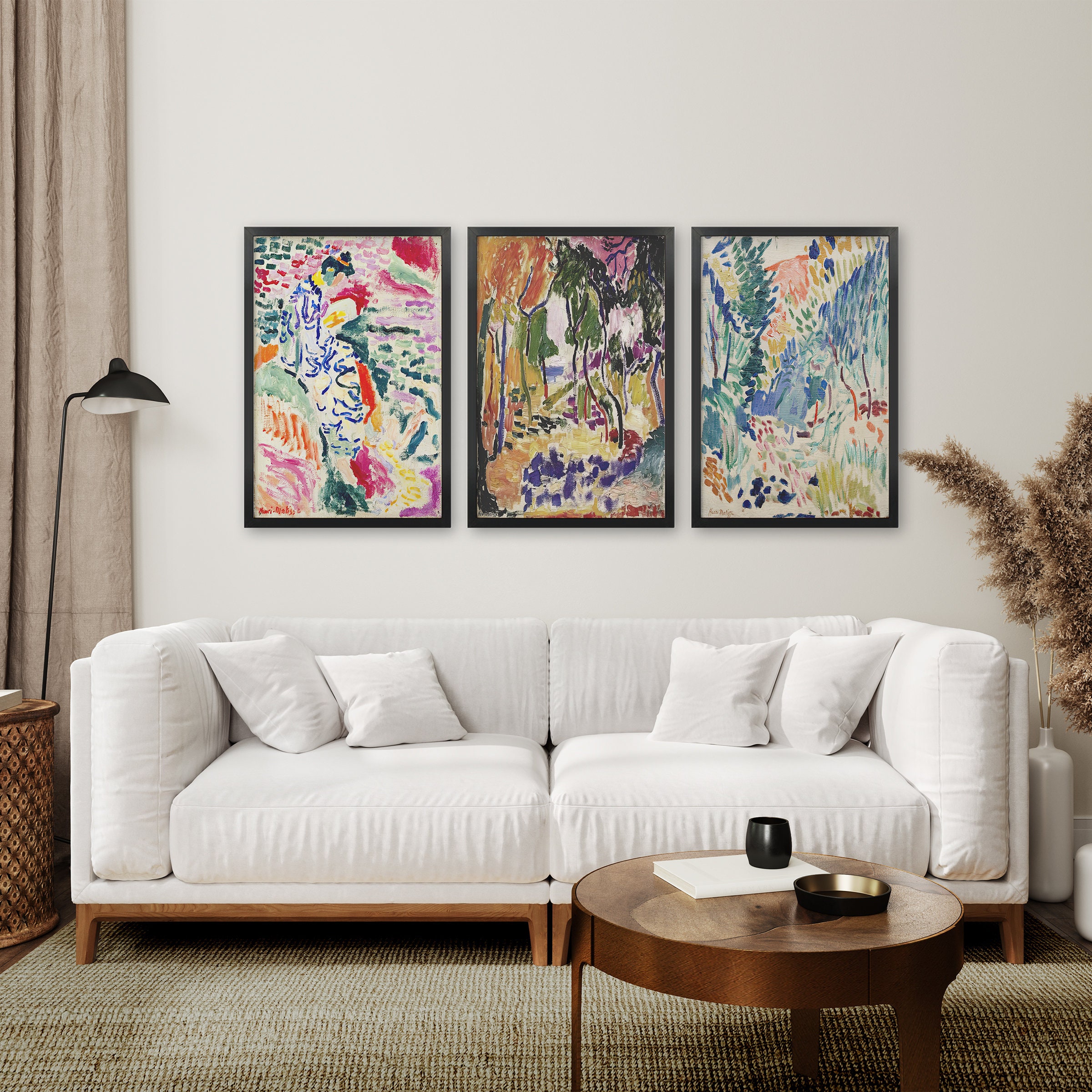 Henri Matisse Poster Art Set of 3, Museum Exhibition Prints Set ...
