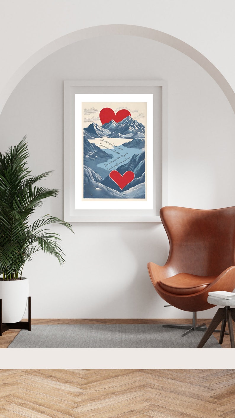 CALON LAN Welsh Cymraeg Wales Print - Etsy UK