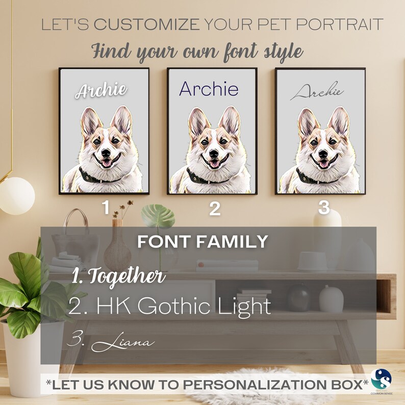 Custom Pet Portrait From Photo STORM Art Style Personalized Digital Dog Portraits Cat Portraits ...