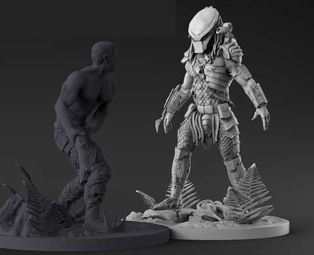 Predator Stl Alien Xenomorph 3D Figure Alien Miniature Stl - Etsy