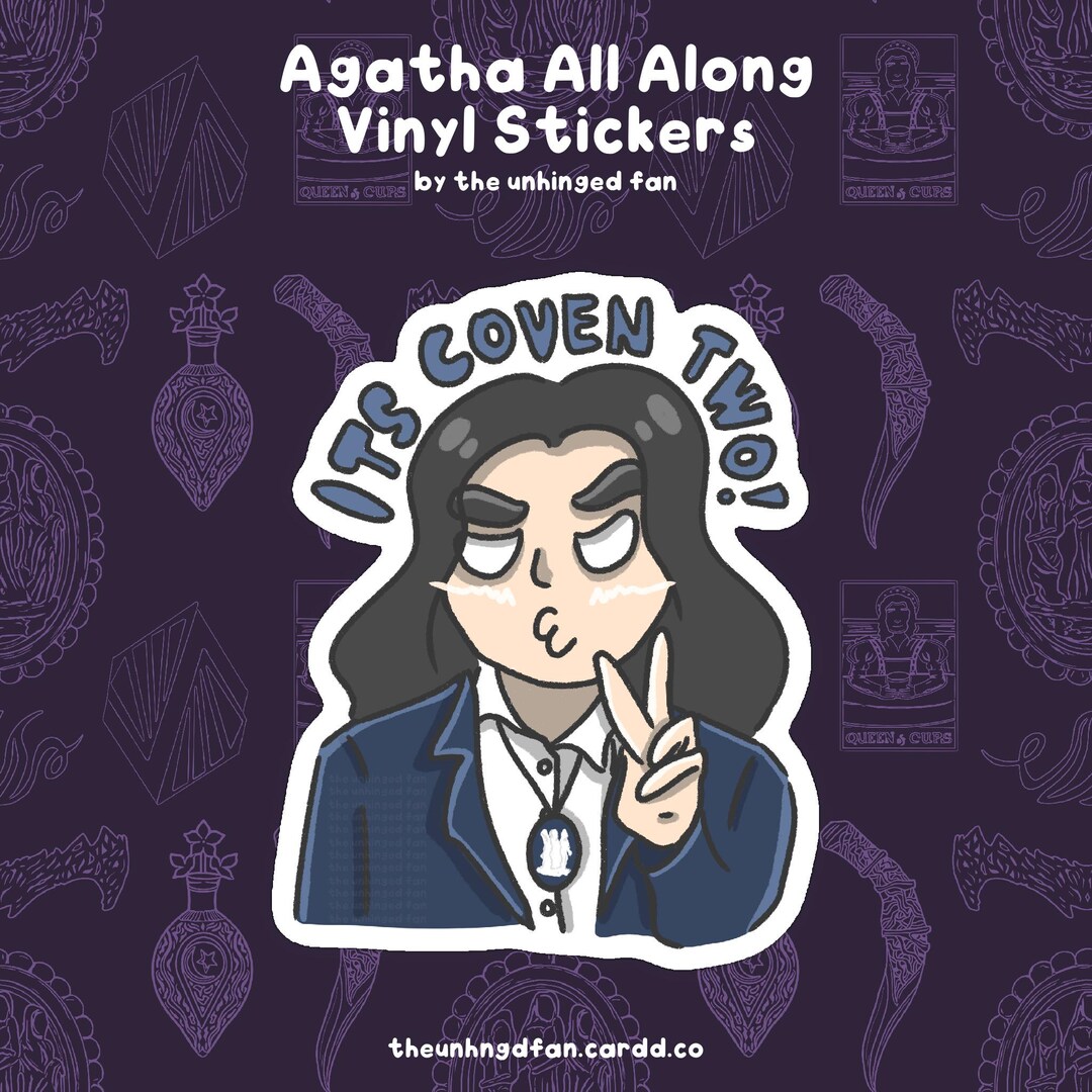 Agatha All Along Coven Two Vinyl Sticker - Etsy