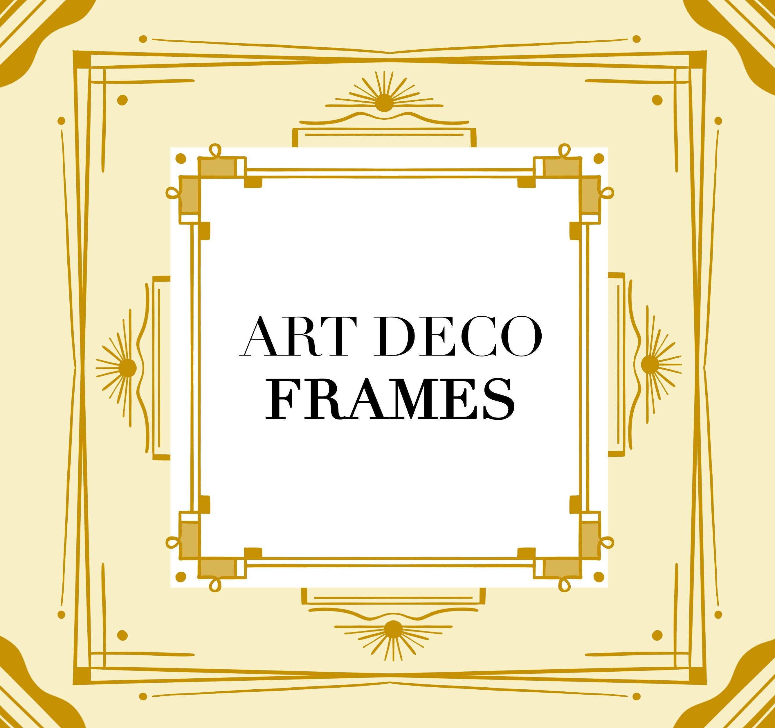 Art Deco Border Png