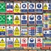 Construction Site Health and Safety Signs UV Resistant Vinyl Stickers ...