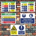 Construction Site Health and Safety Signs UV Resistant Vinyl Stickers ...