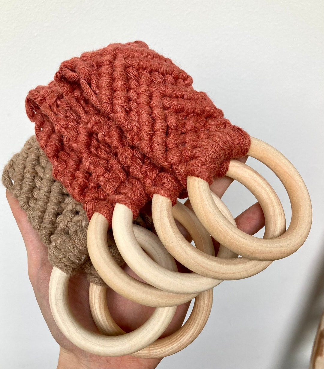 Macramé Towel Holder, Towel Holder, Gift Macramé, Towel Hanging System ...