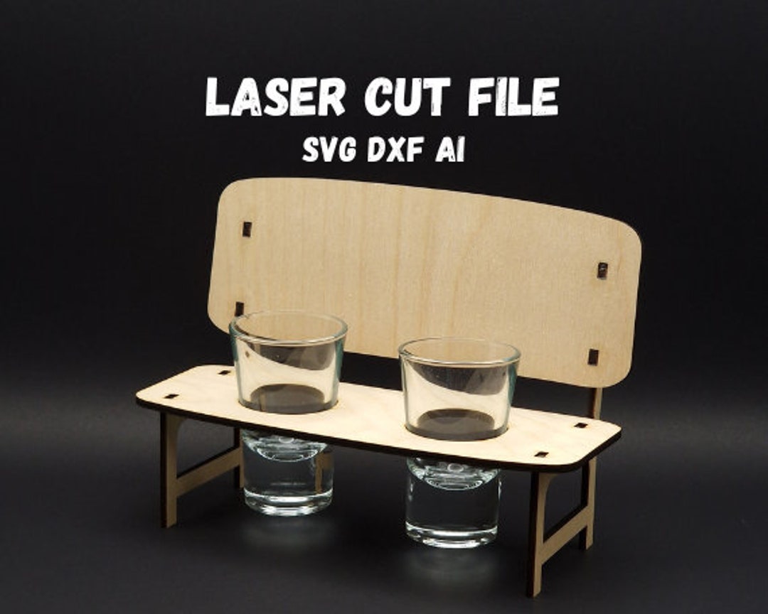 SVG Liquor Bench as a Customizable Gift in SVG, DXF and .ai - Etsy