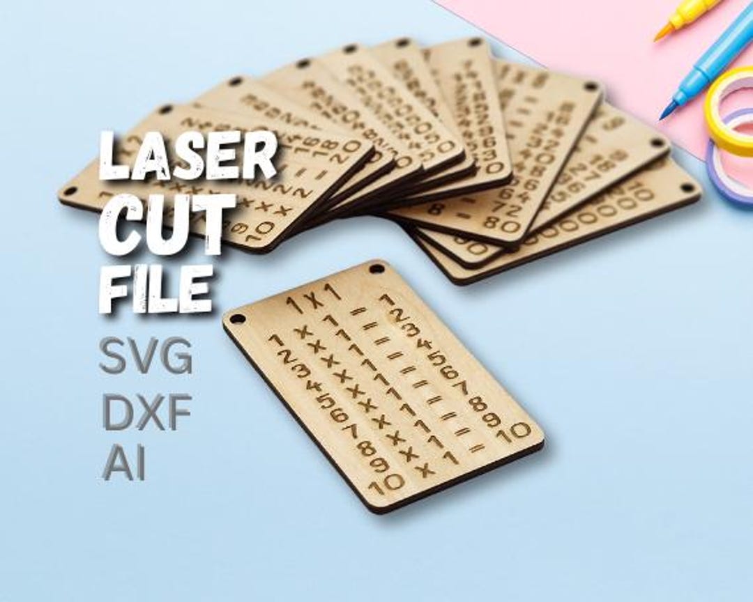 Laser File 1x1 Cards - Perfect for School Math Flashcards for the Times ...