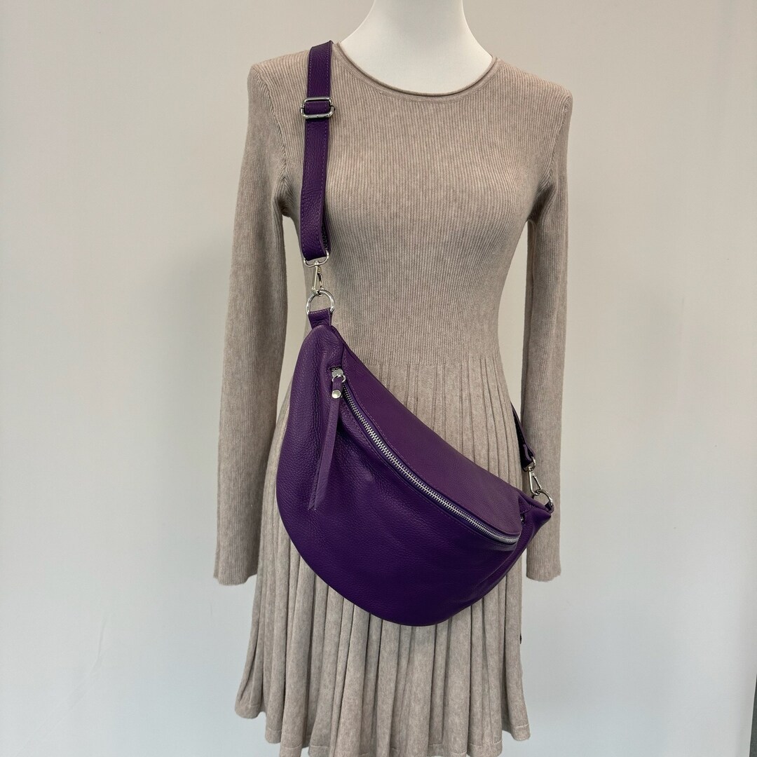 XL Leather Crossbody Bag, Crossbag Leather, Large Bum Bag, Shoulder Bag, Cross Body Bag, Leather ...