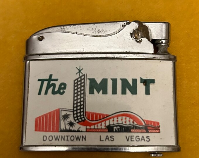 Vintage Advertising Lighter From the Mint in Las Vegas - Etsy
