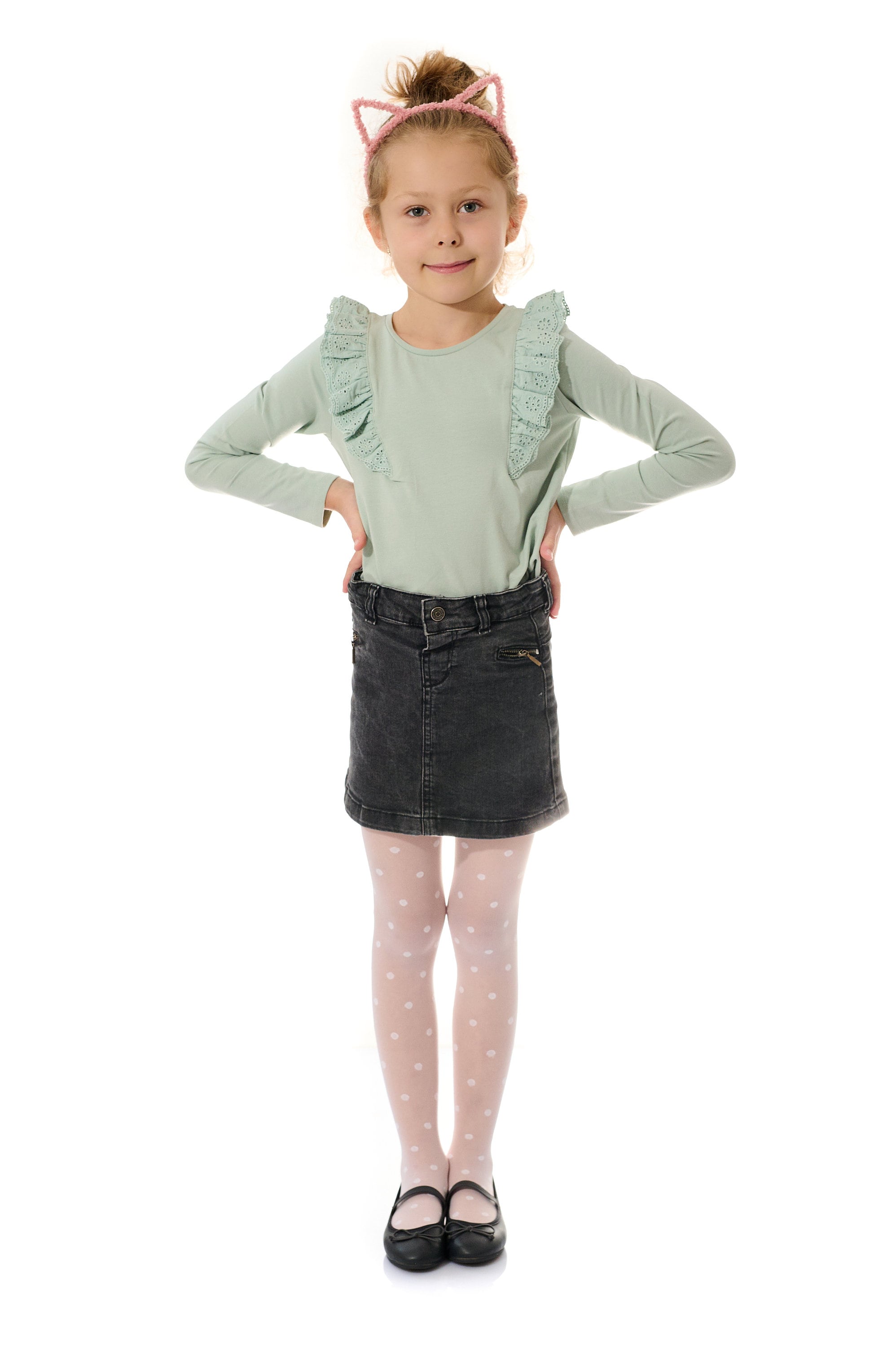 Girls White Patterned Sheer Tights Bridesmaid Flower Girl Wedding ...