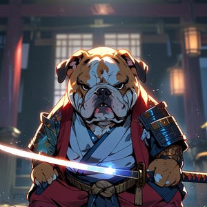 Poster Samurai Bull - Wall Art - Samurai Art - Mamga Art - Japan - Gift ...