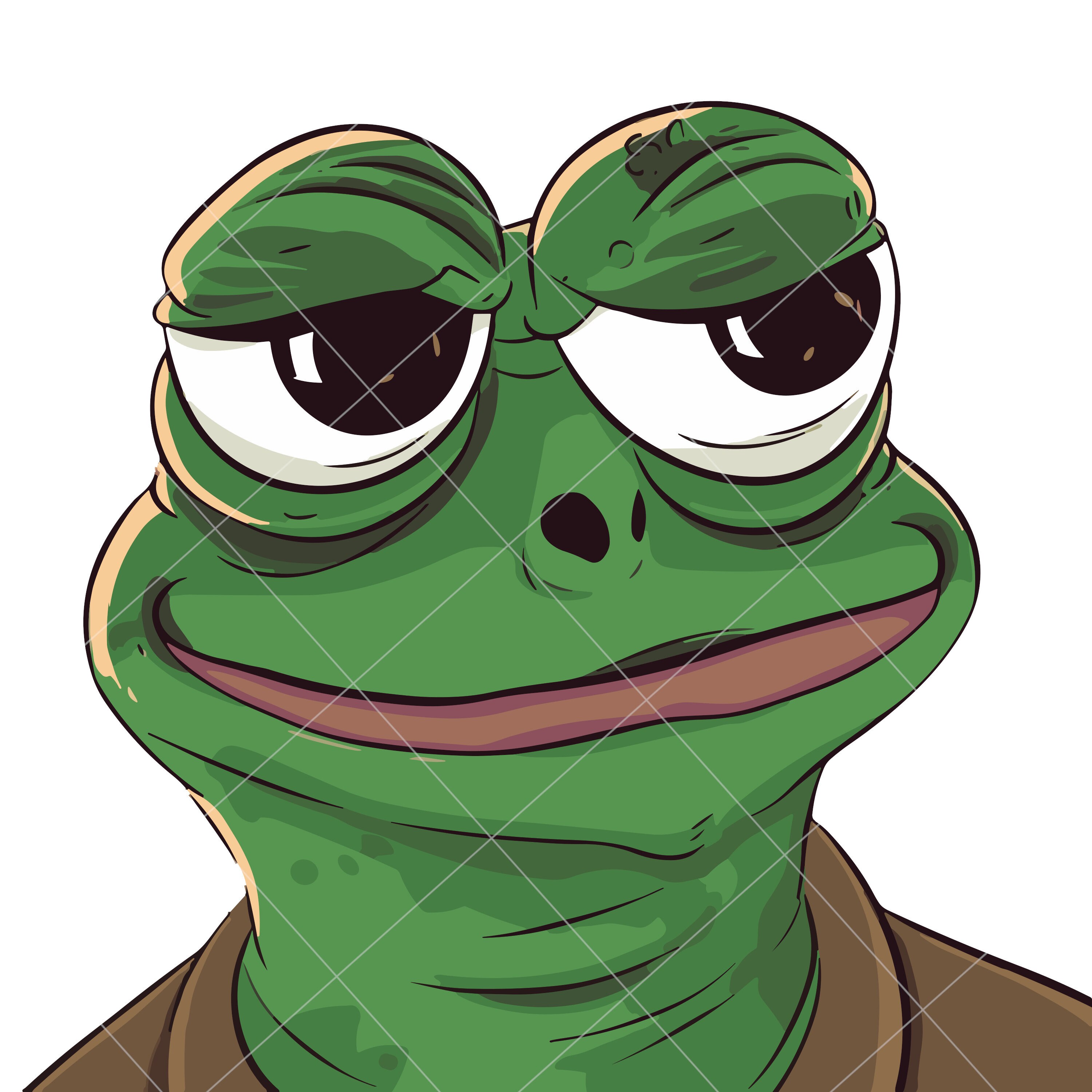 Pepe Frog SVG Vector Graphic Art Clipart Frog Printable - Etsy