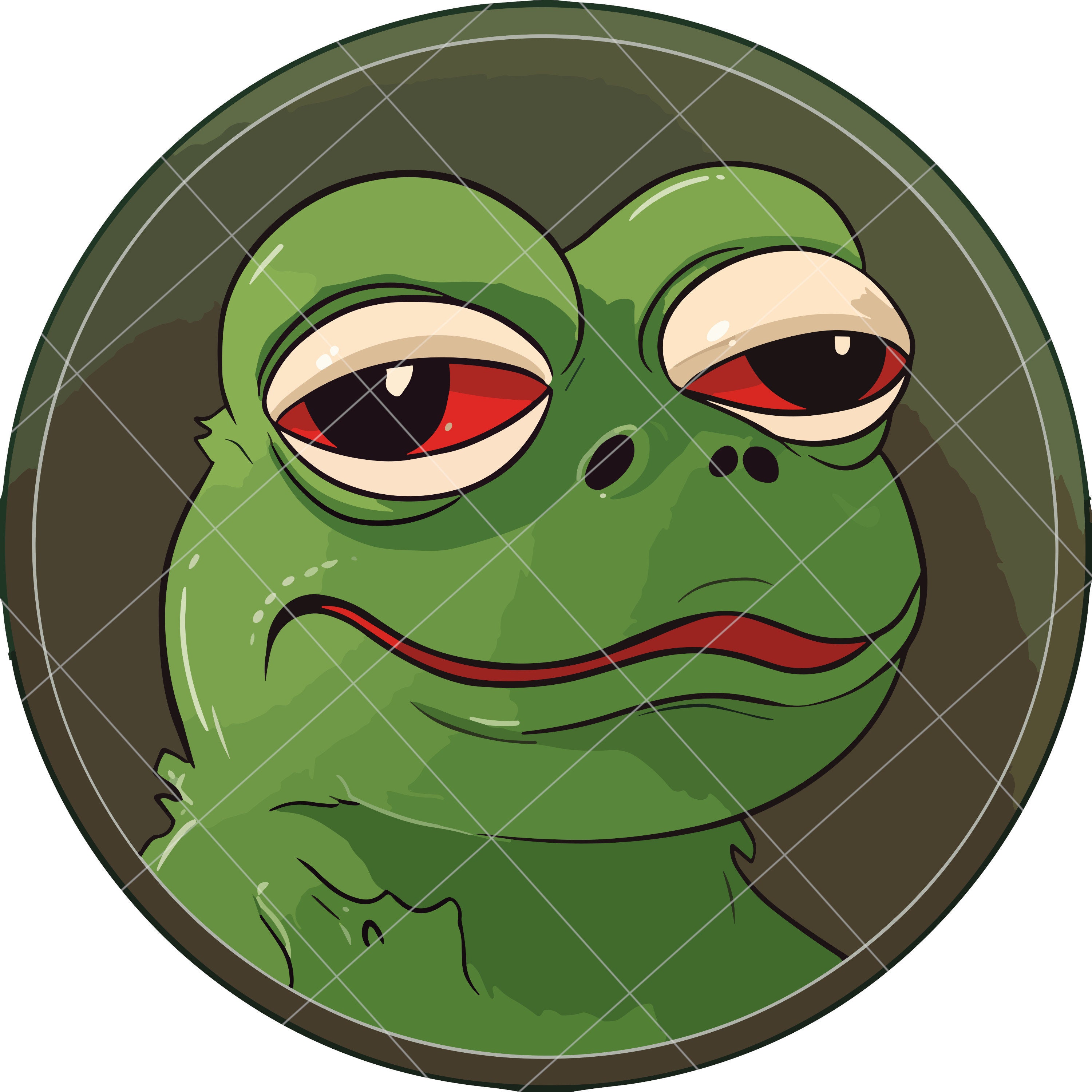 Pepe Frog SVG Vector Graphic Art Clipart Frog Printable - Etsy