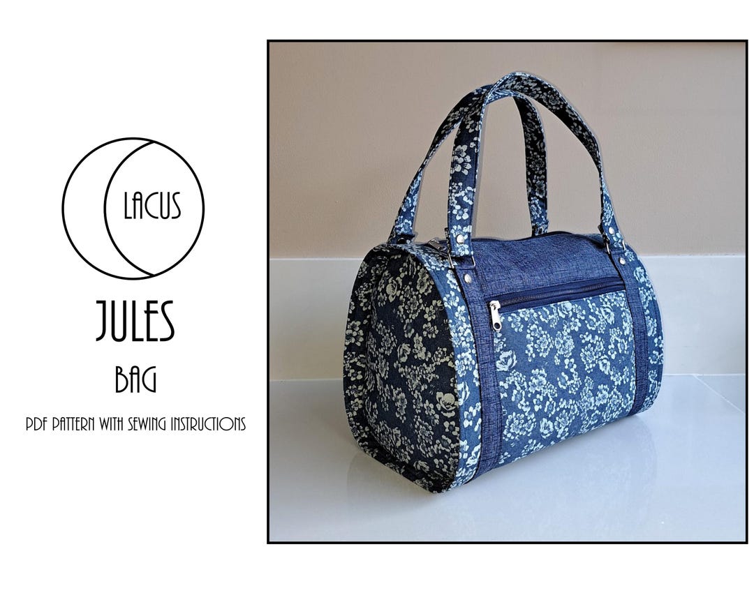 Jules Bag - PDF Digital Sewing Pattern With Instructions - Lacus Design ...