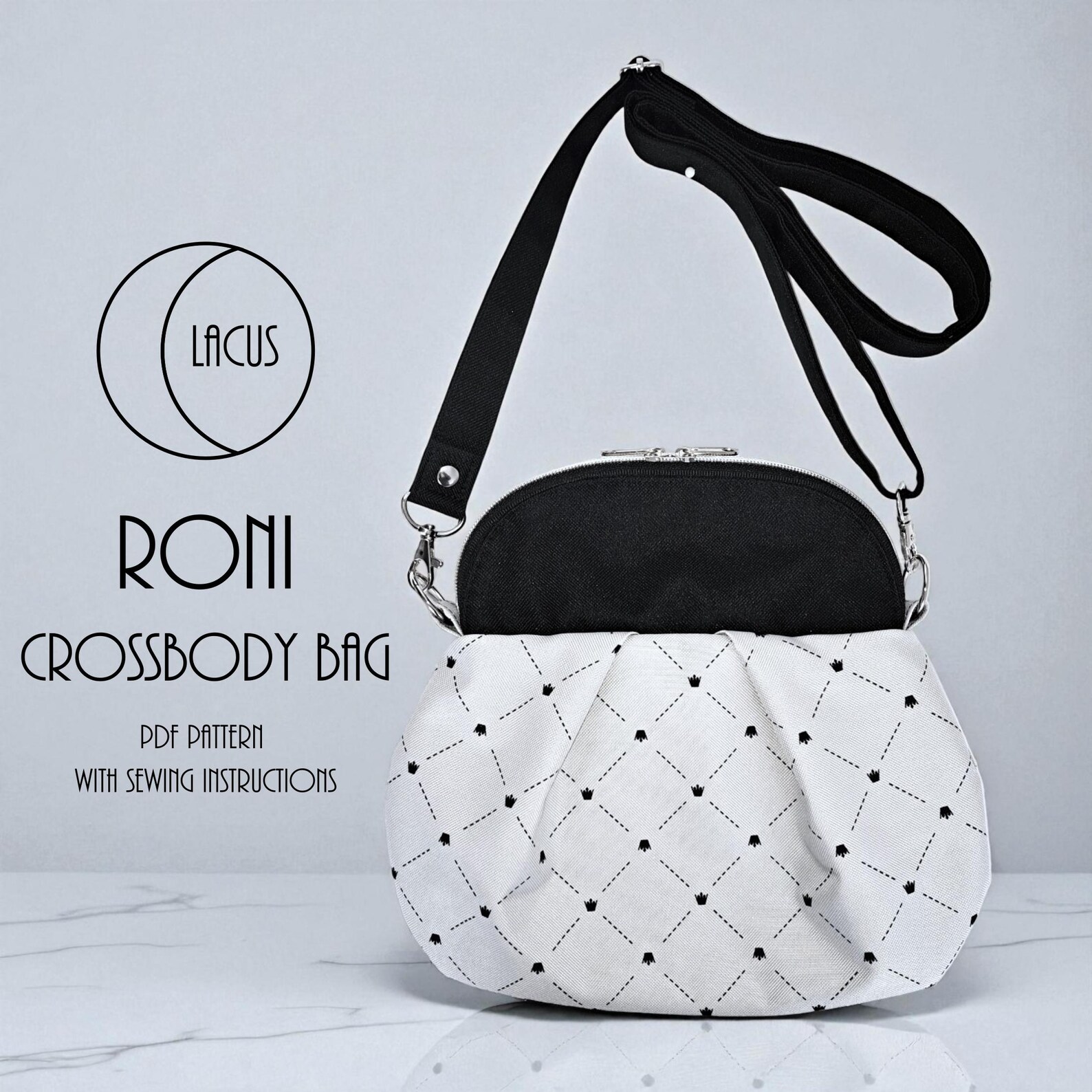 Roni Crossbody Bag - PDF Digital Sewing Pattern With Instructions ...