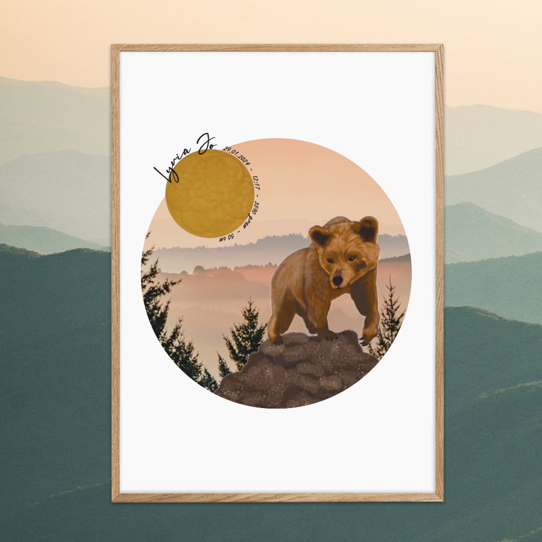 Birth Poster IVF Poster ICSI Poster Embryo Fertility Treatment Keepsake ...