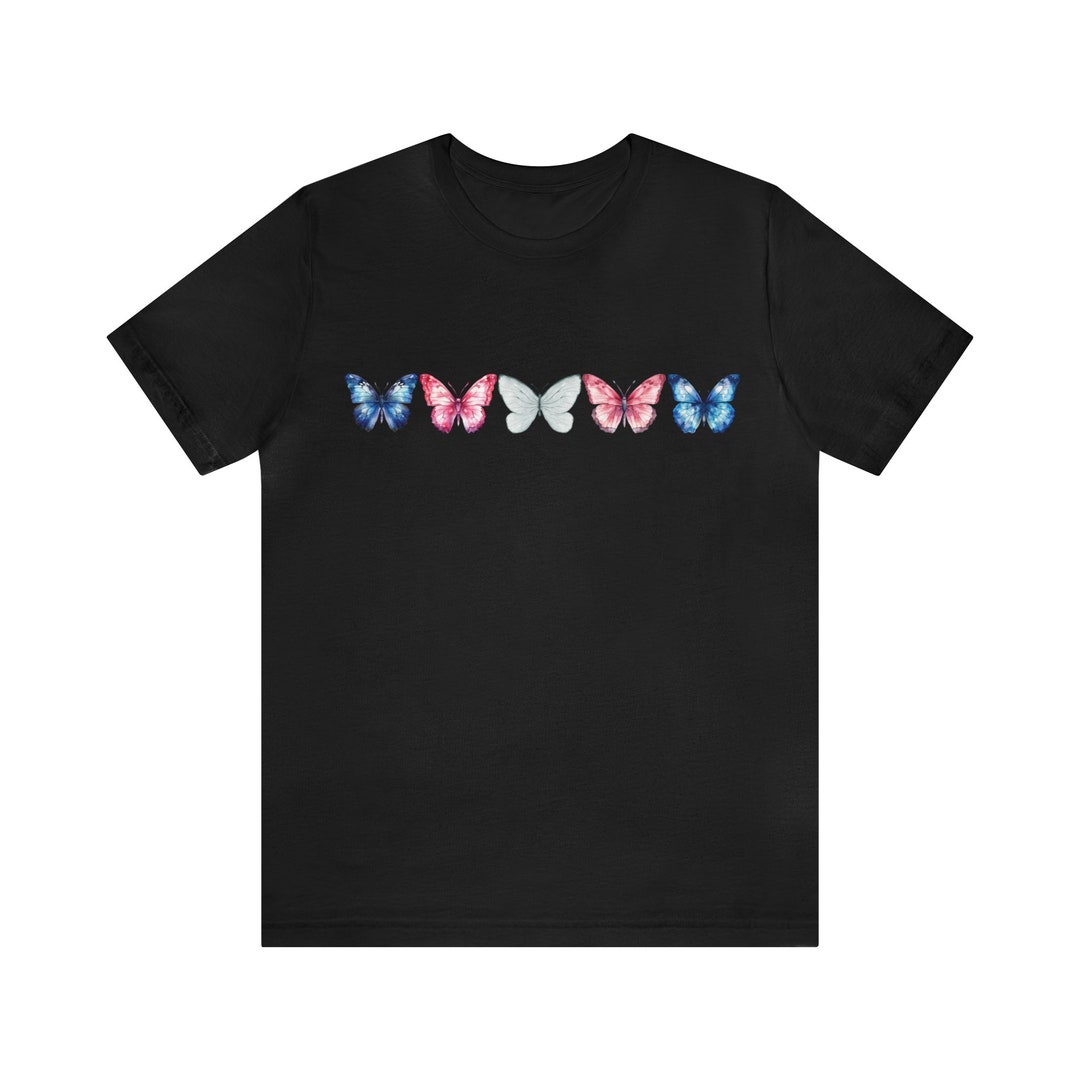 Butterfly Transgender Hidden Pride Flag Colours Unisex - Etsy