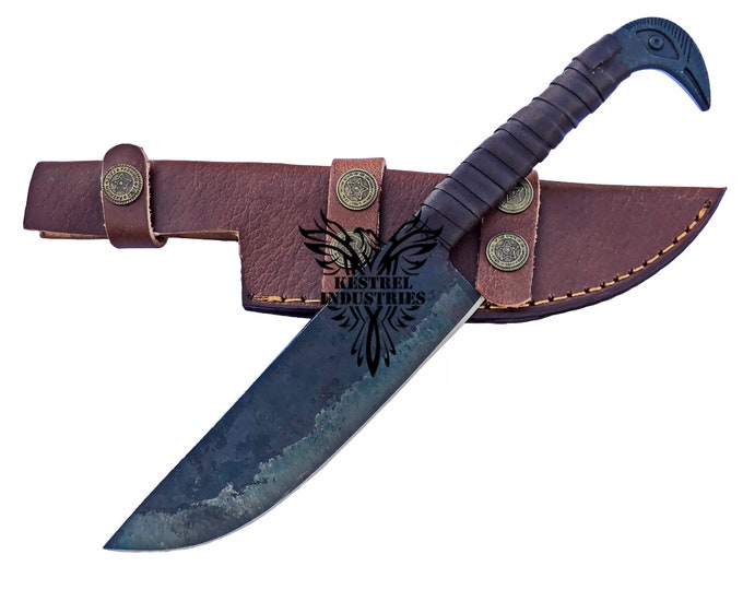 Viking Raven Head Knife - Etsy
