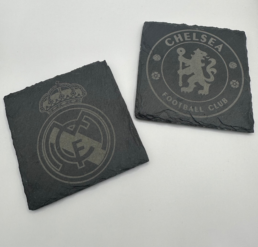 Personalised Football Slate Coaster - Etsy UK